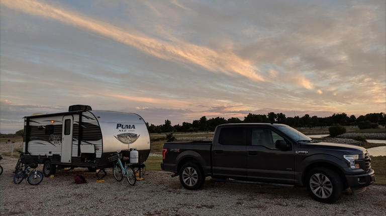 Kansas' Sandy State Park in the heart of the state is a scenic camping ...