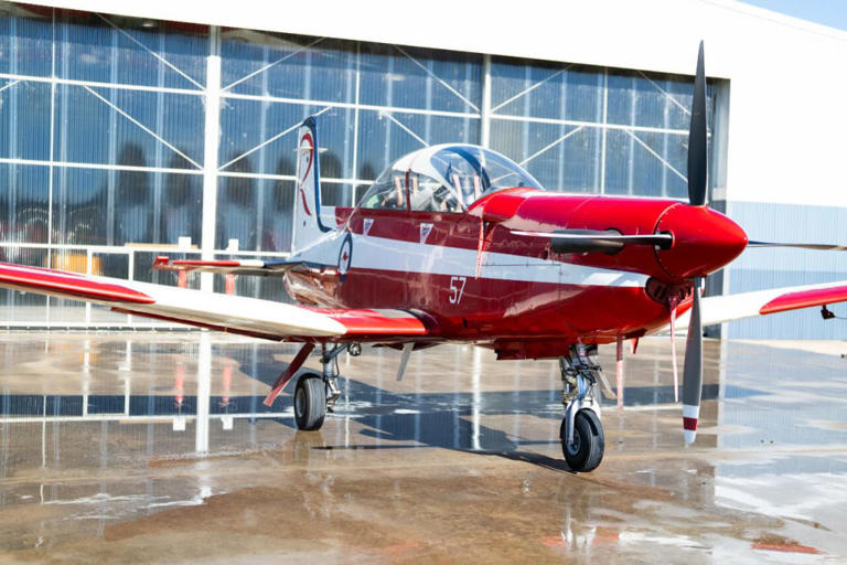Royal Australian Air Force aerobatic team's 1991 Pilatus PC-9/A listed ...
