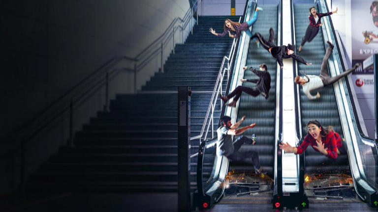 When escalators turn into a death trap