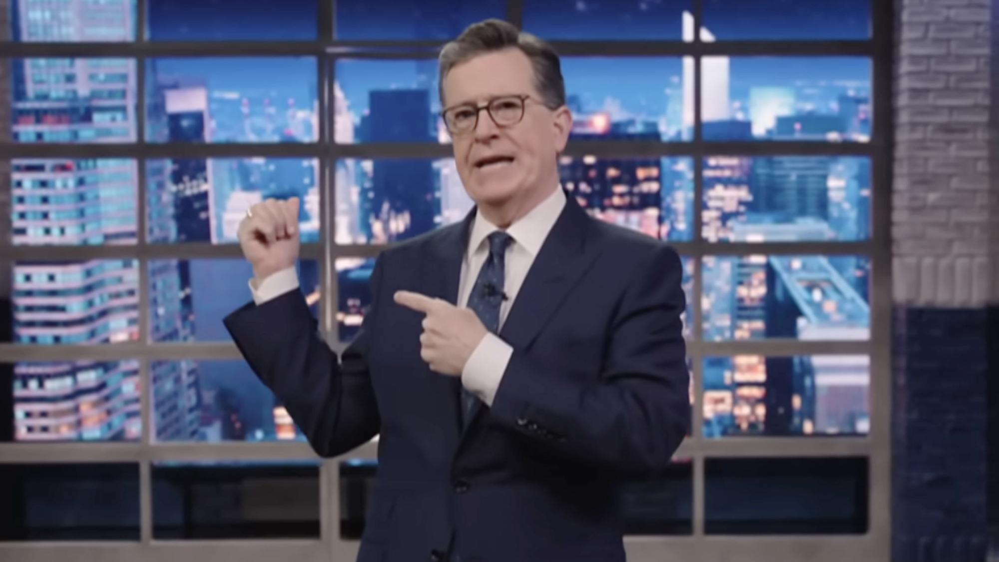 I wondered what happened to Stephen Colbert’s massive Late Show sign ...