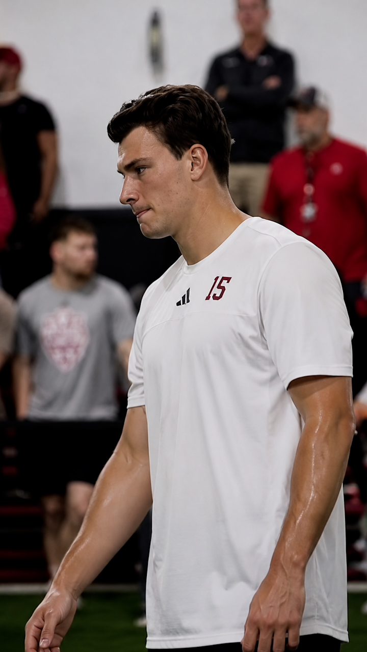 Throwback to Fernando Mendoza's insane pro day