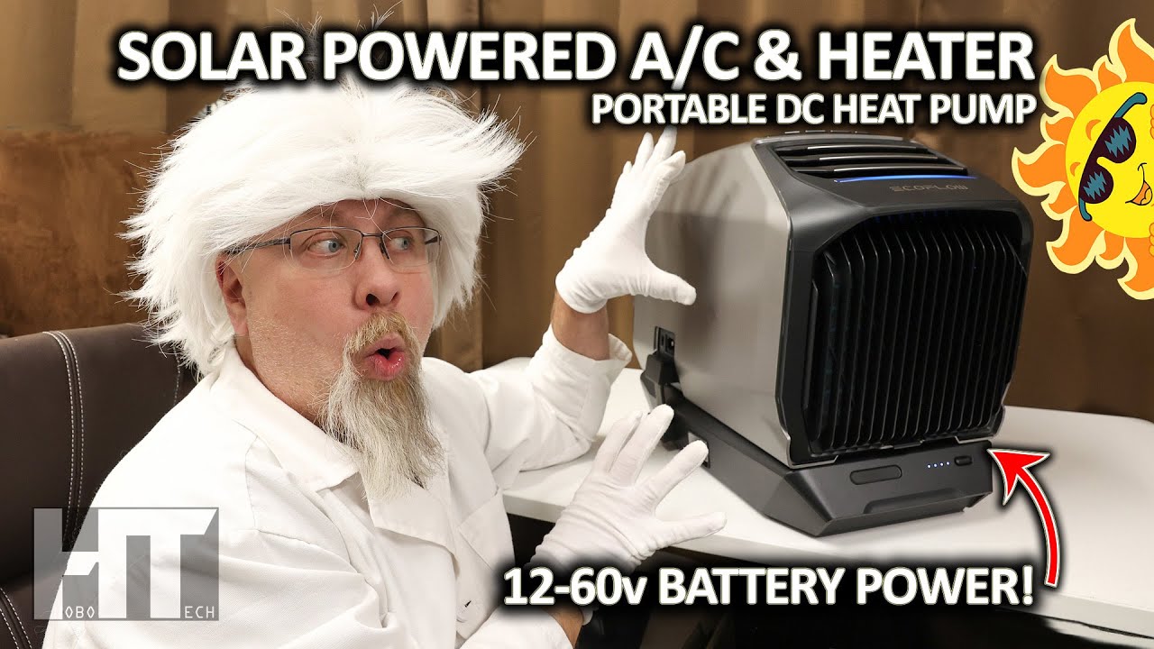 EcoFlow Wave 2 solar battery powered portable air conditioner heater review