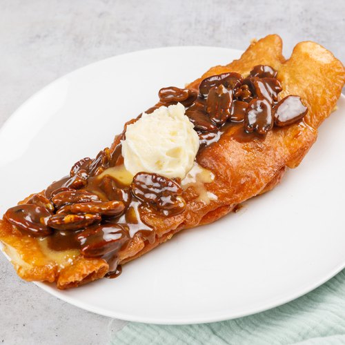 Boozy pecan pie boat