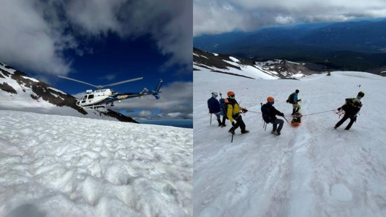 Woman survives 1,500-foot fall while climbing California volcano
