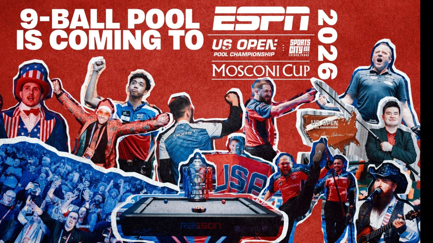 ESPN picks up Mosconi Cup, US Open Pool Championship rights