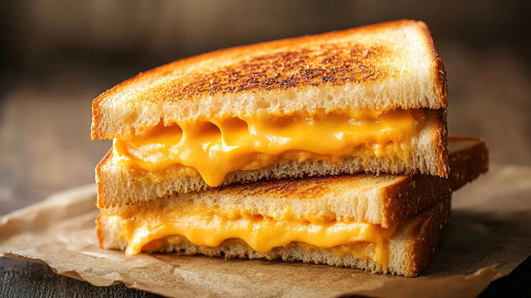 This vintage version of a classic grilled cheese makes for the perfect ...