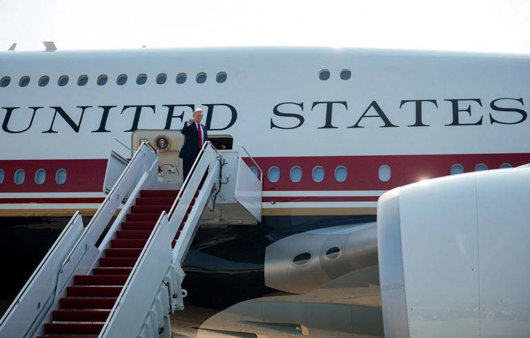 Trump cornered on taxpayer cost of Grift Force One joy ride