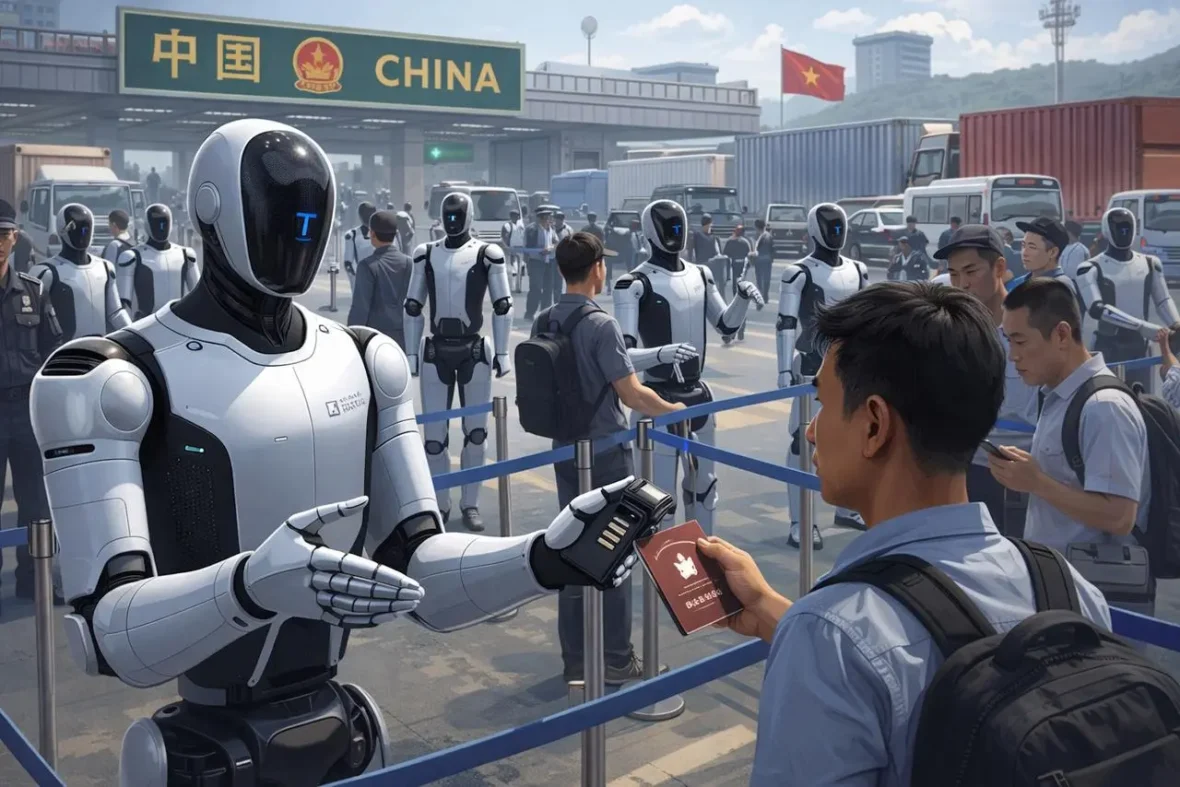 Why China is deploying humanoid robots at its Vietnam border right now