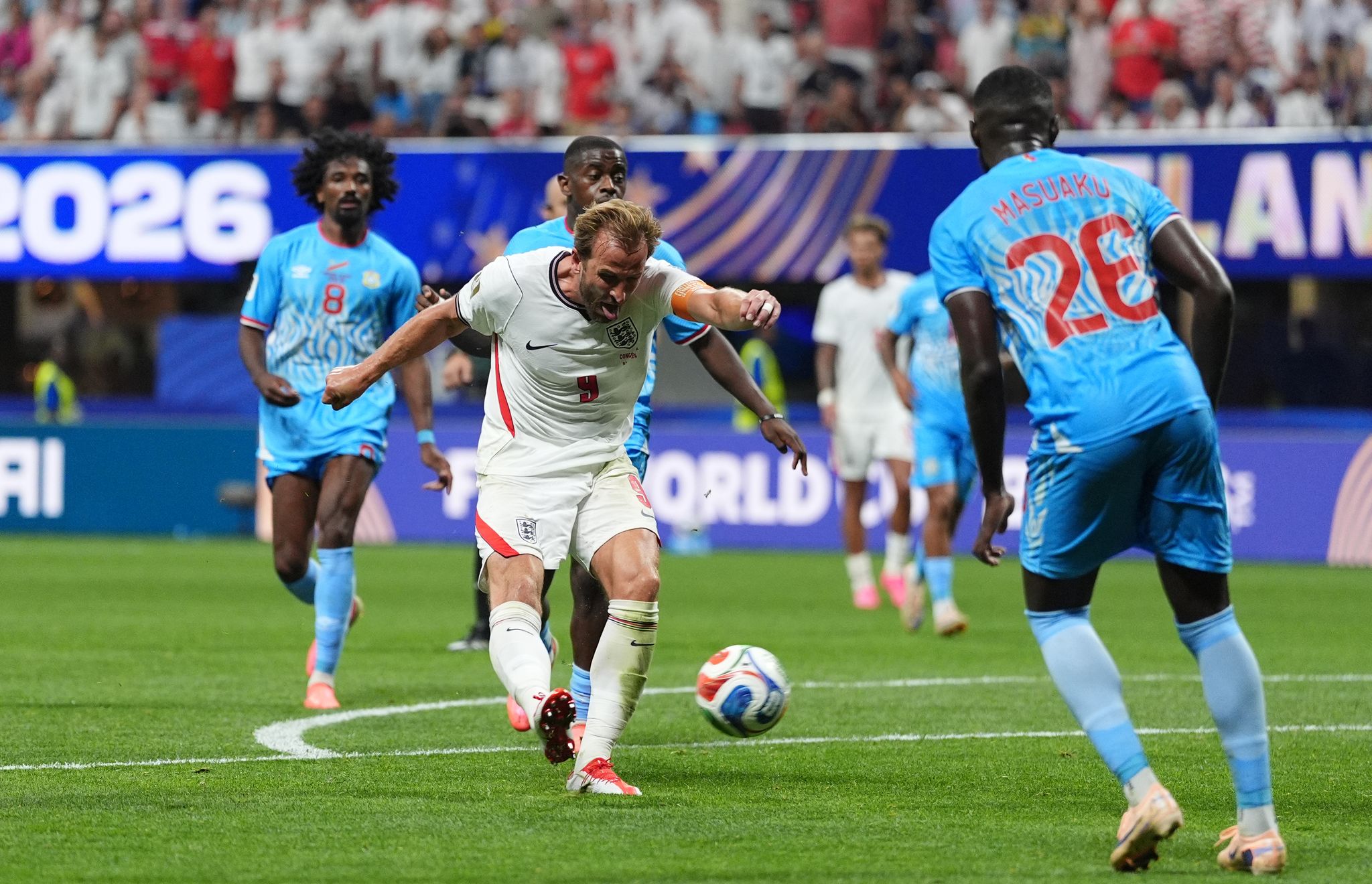 Kane saves England with late brace in World Cup comeback win v Congo