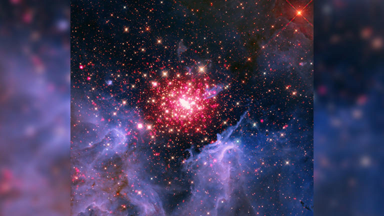 New NASA space telescope images reveal the universe in stunning red ...
