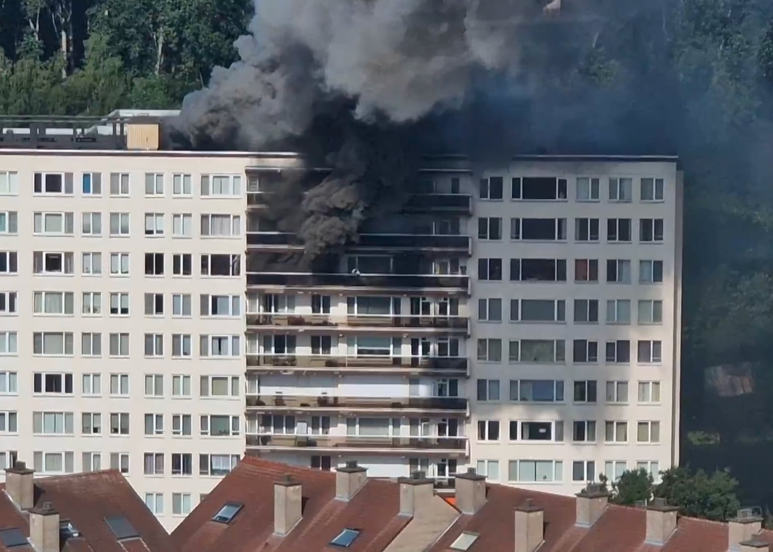 Six killed in apartment block fire in Belgian city