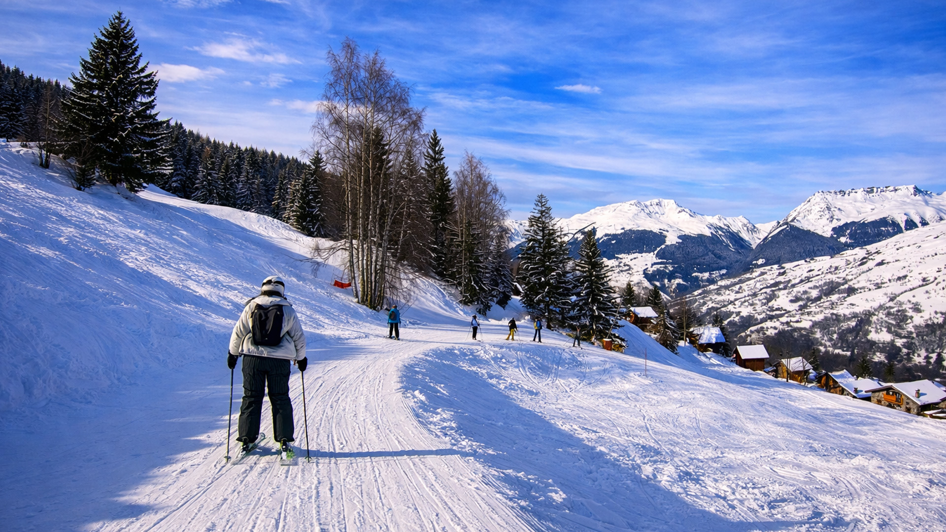 What is it like to ski the longest run at La Plagne Les Arcs?