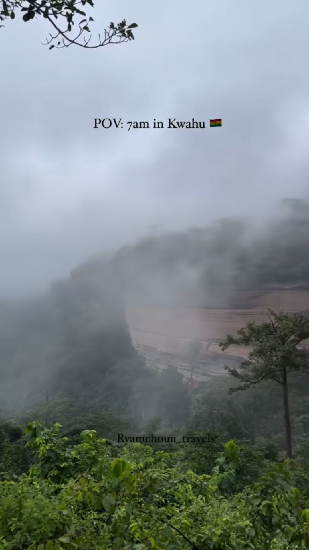 Kwehu Ghana Travel Experience Beautiful Morning Journey