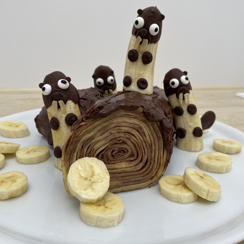 Beaver crepe log attack