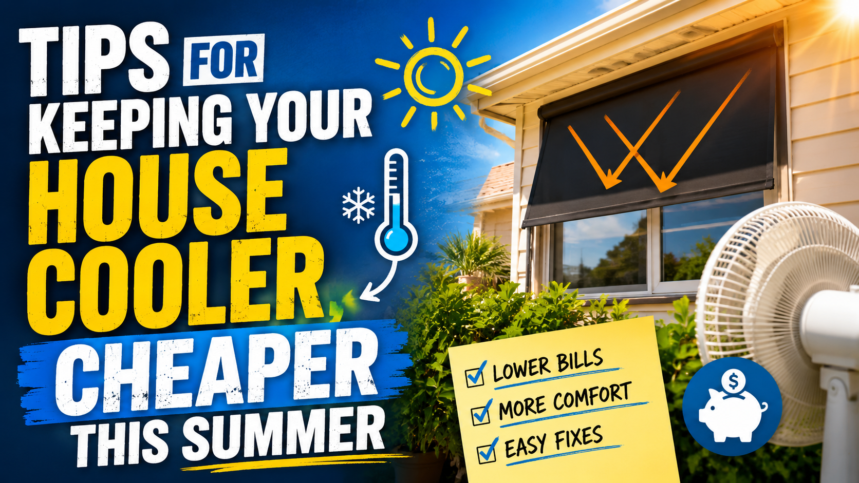 Tips for keeping your house cooler, cheaper, this summer