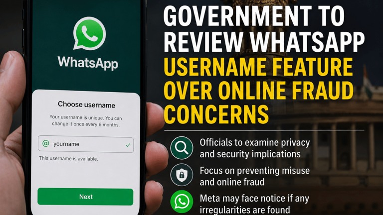 WhatsApp username feature under government scanner amid rising online ...