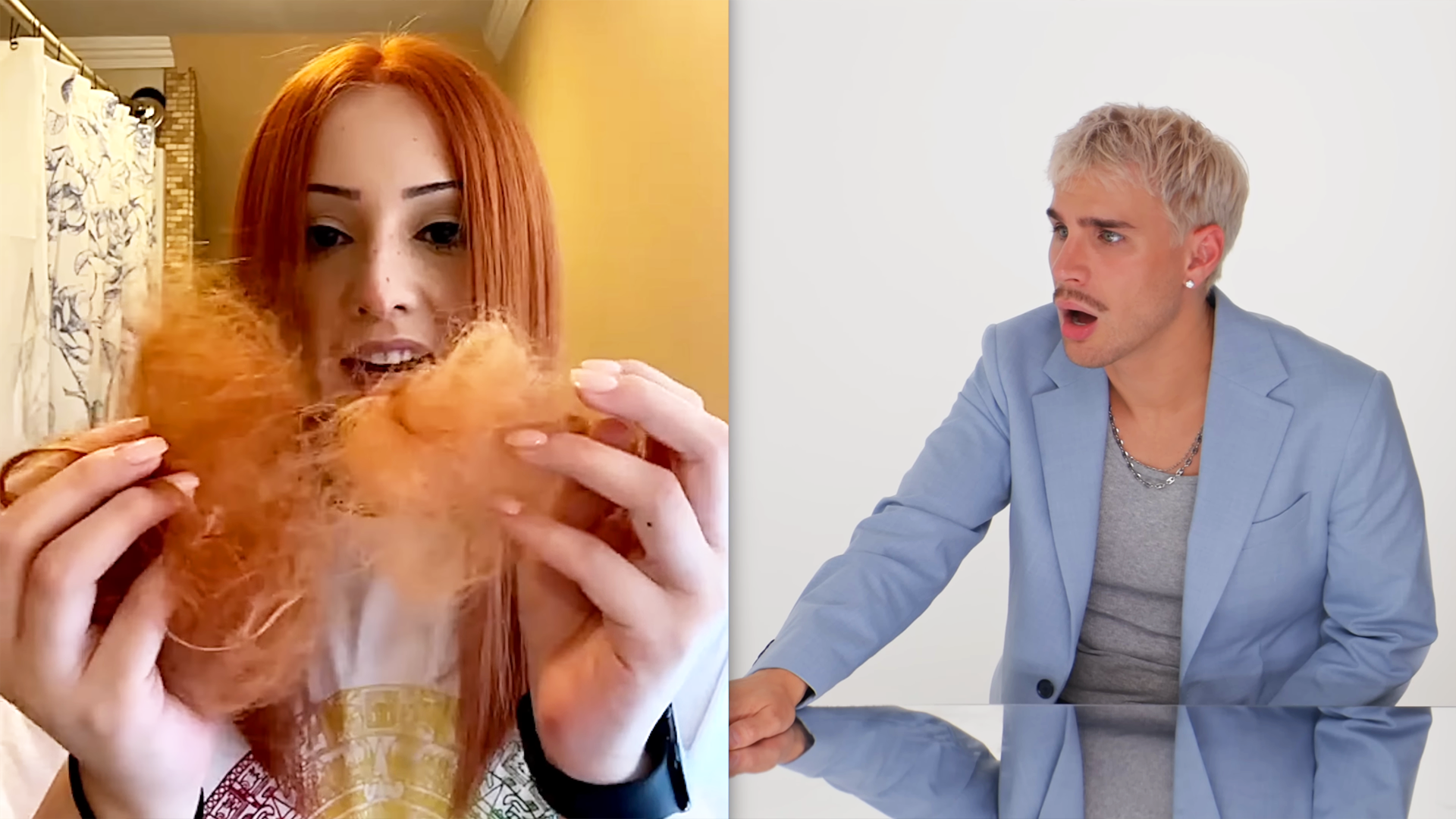 She bleached her roots and lost half of her hair