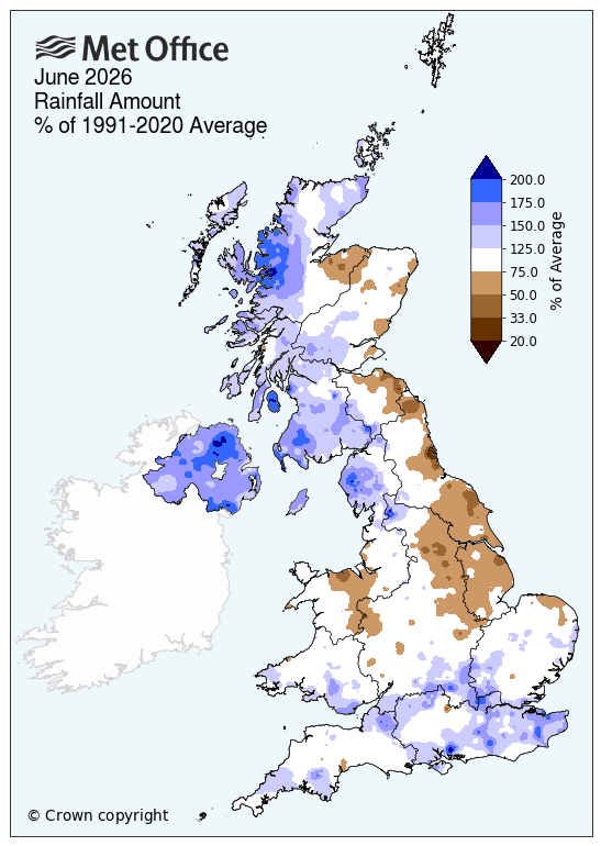England’s warmest June on record – the second warmest for the UK and Wales