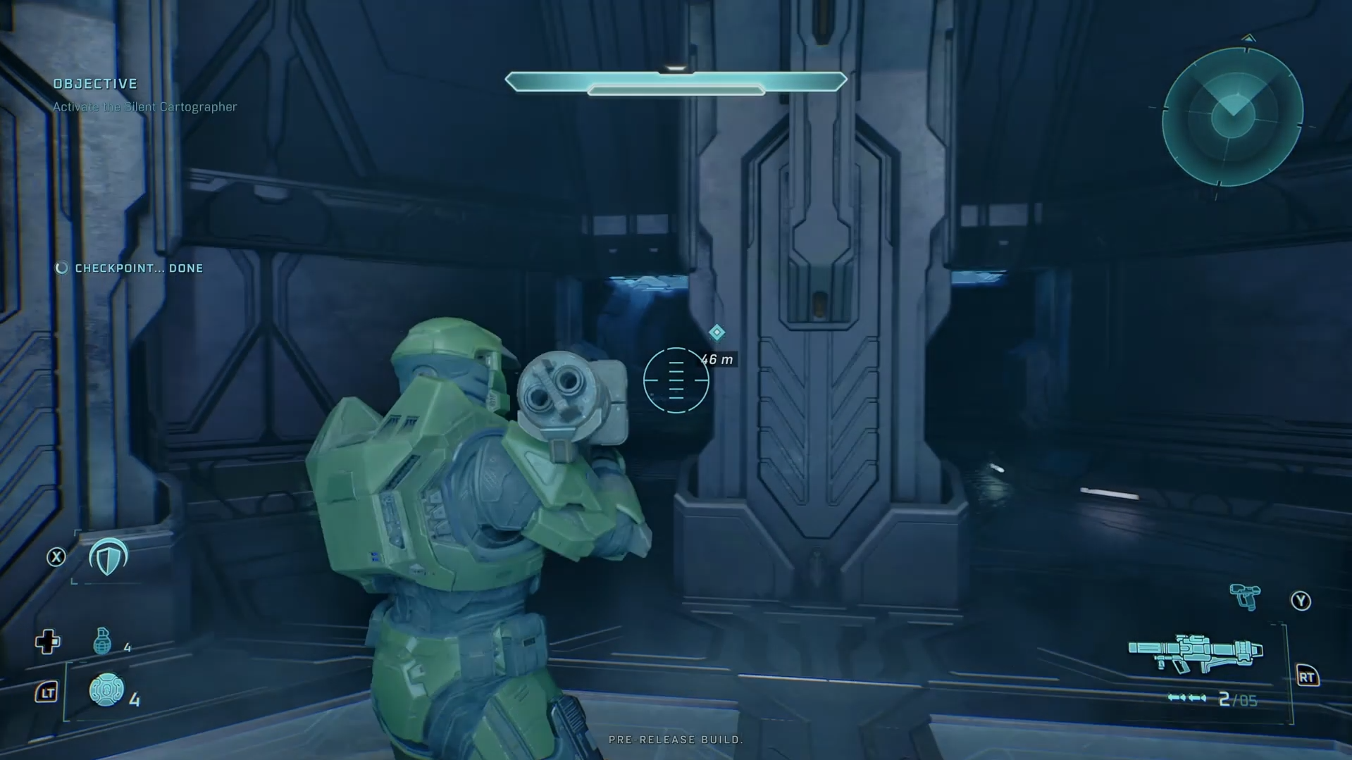 Halo campaign evolved silent cartographer in third person