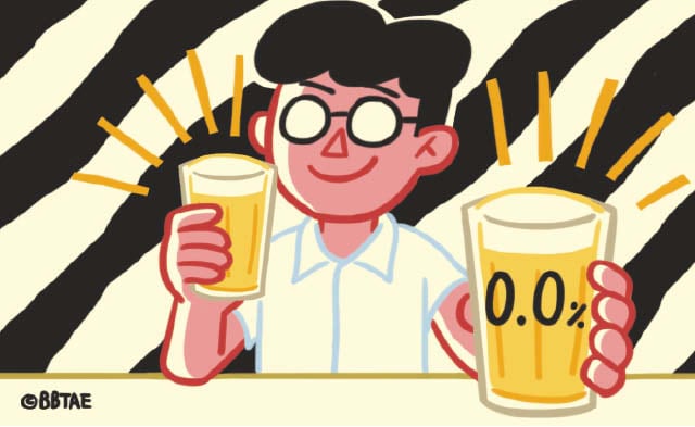 Zebra striping drinking method prevents intoxication, hangovers