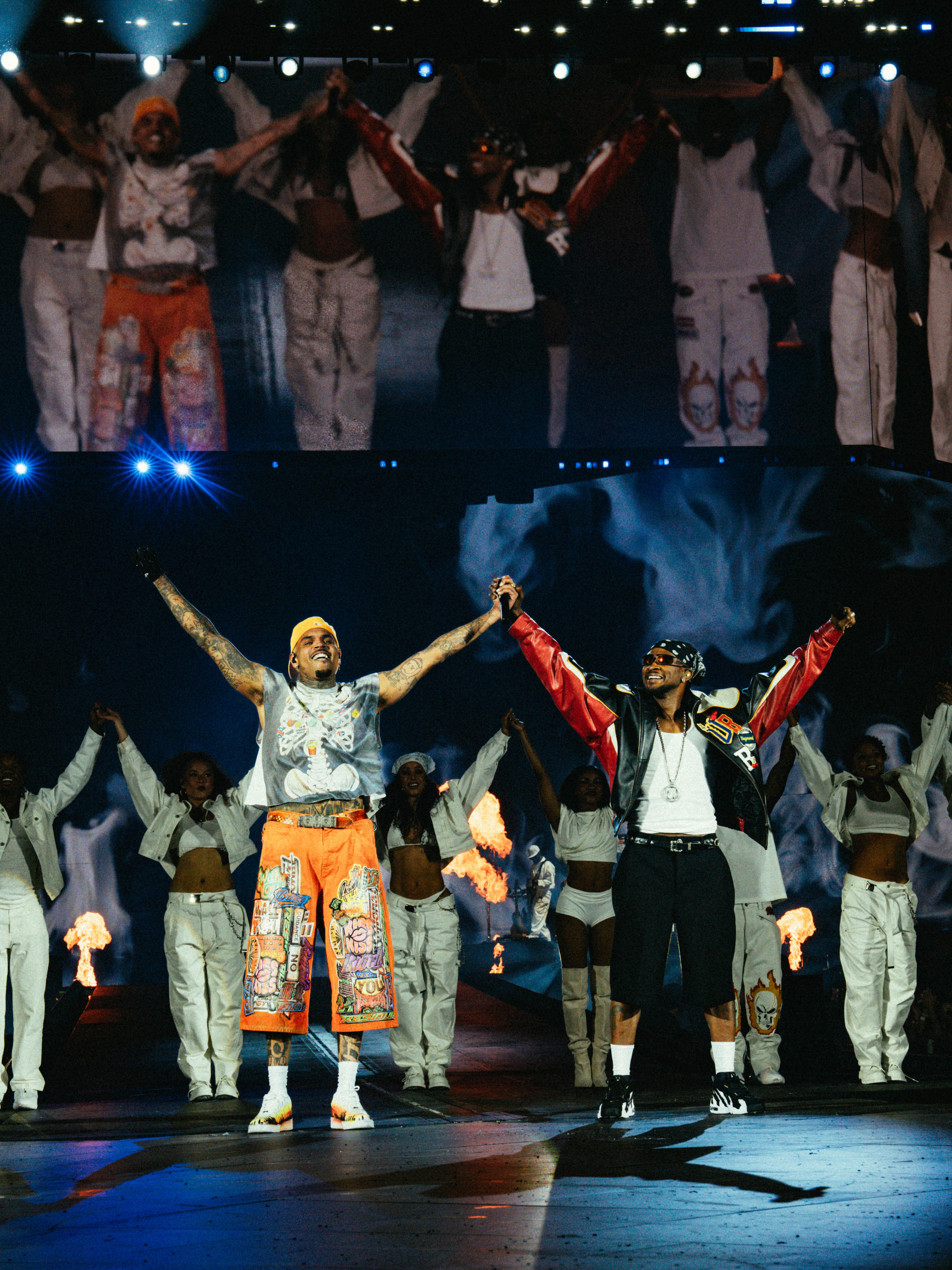 Usher and Chris Brown are set to make Ford Field history: Here's how