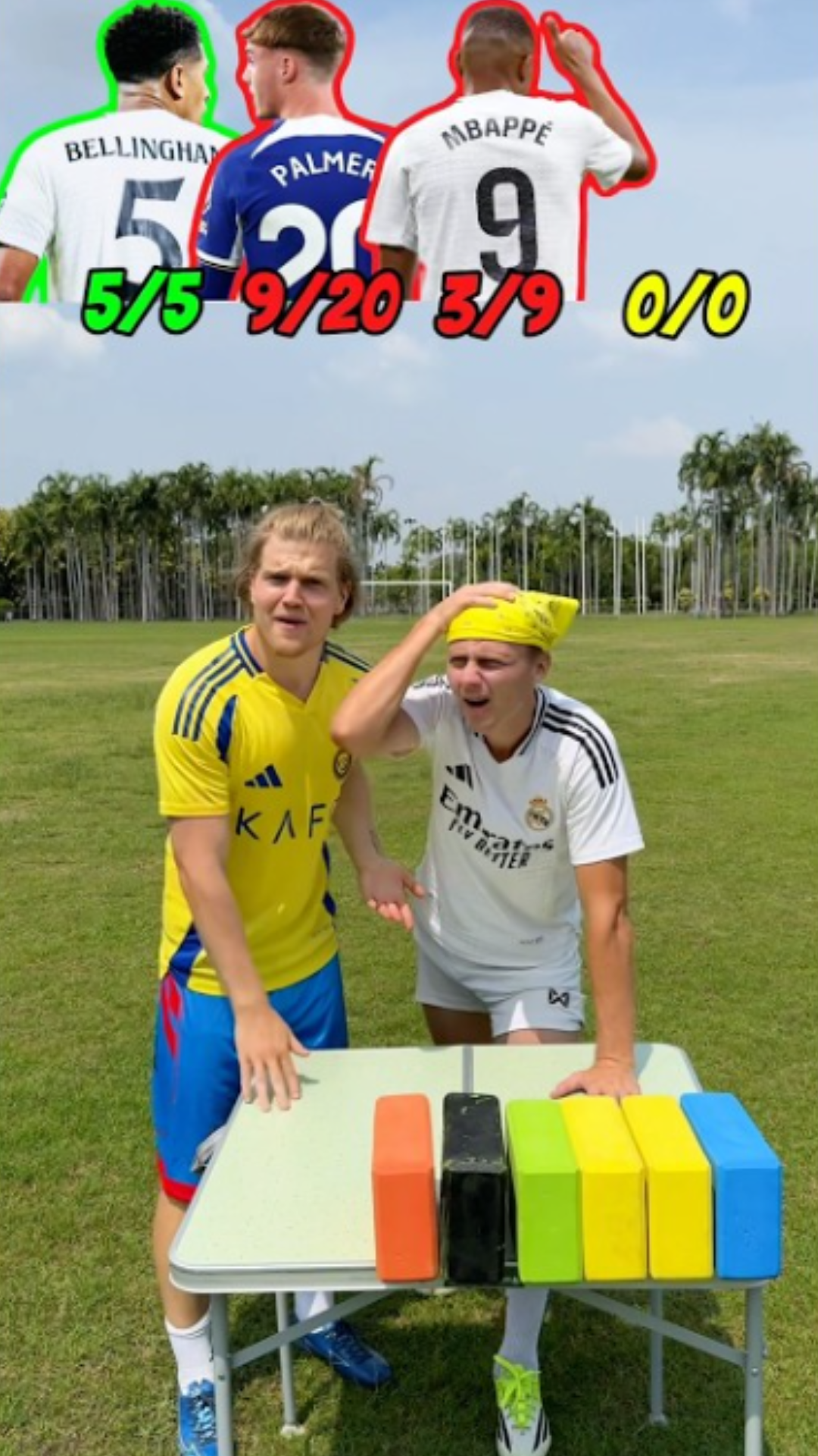 Speed run vs footballer number challenge gameplay action