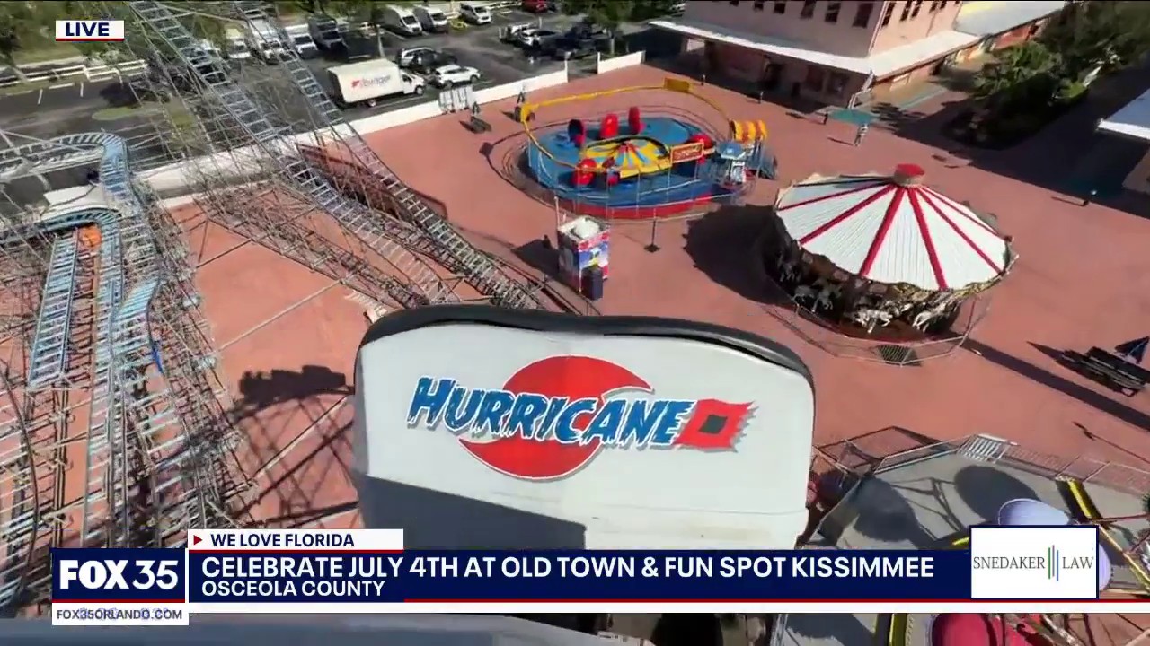 Old Town and Fun Spot in Kissimmee to celebrate July 4th