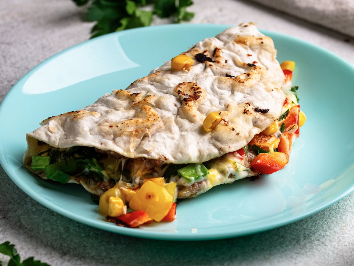 Quesadillas like from a street food stand