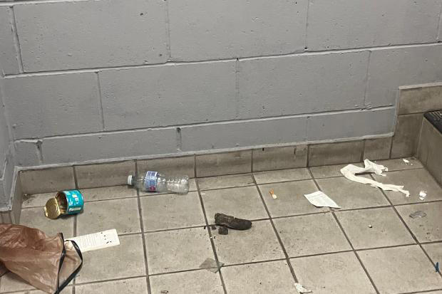 After a week, poo is still in stairwell of car park - despite deep ...