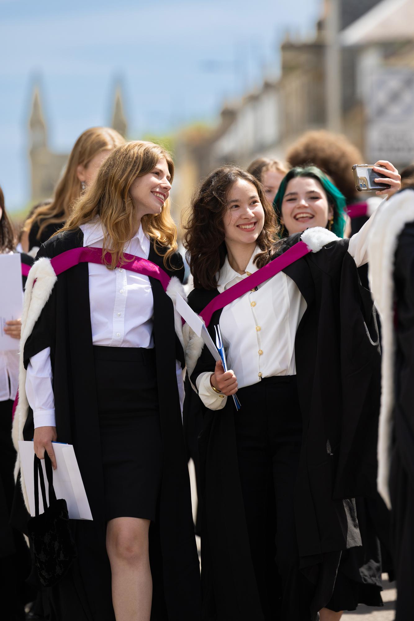 In pictures: Biology and history students graduate in second day of ...