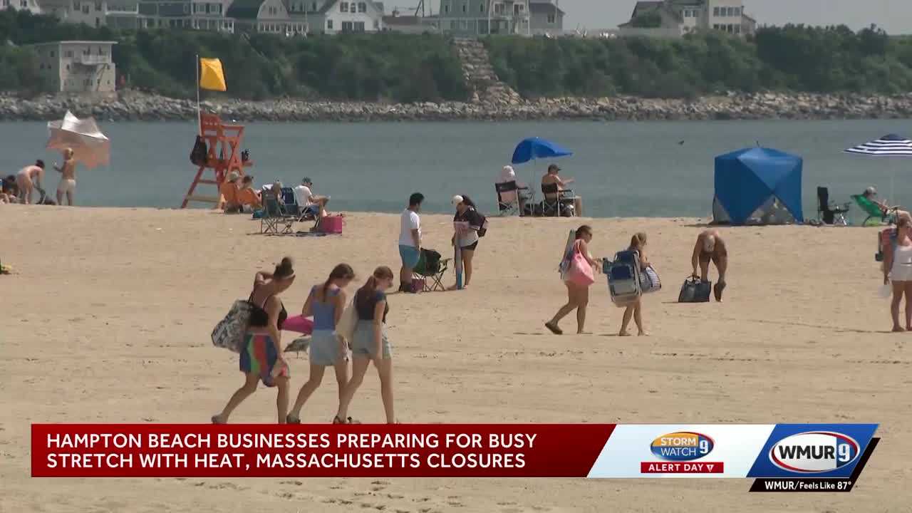 Hampton Beach prepares for busy stretch as extreme heat arrives