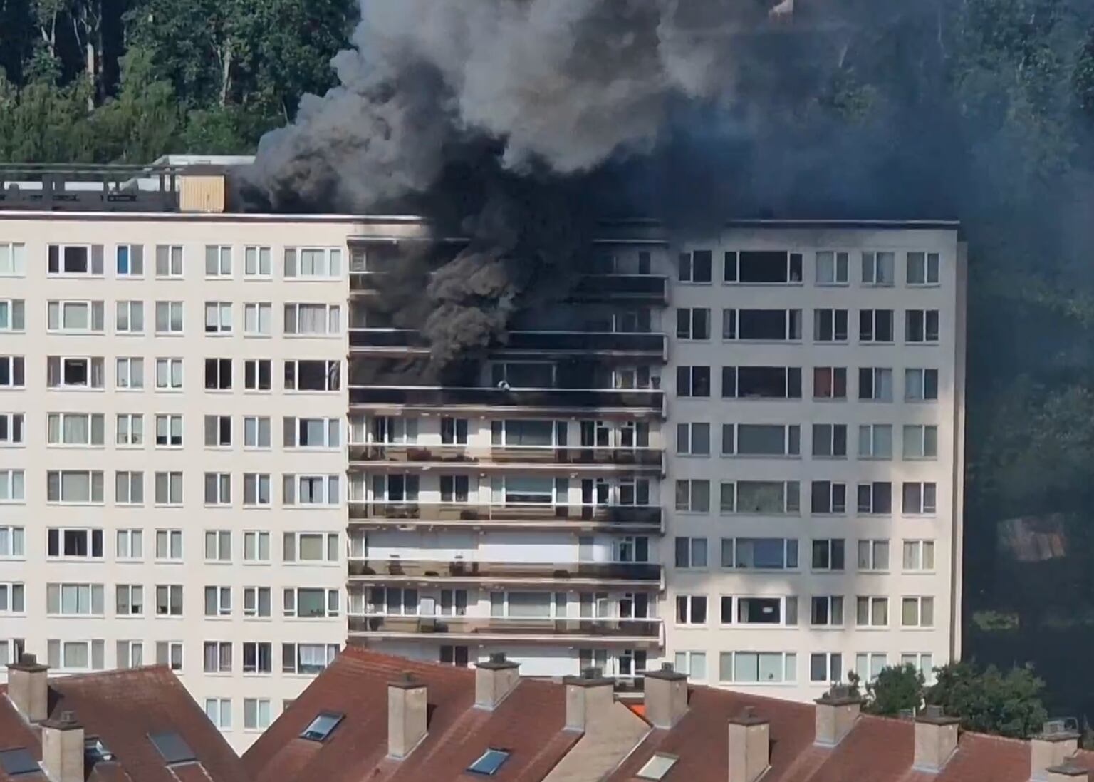 Six killed in apartment block fire in Belgian city