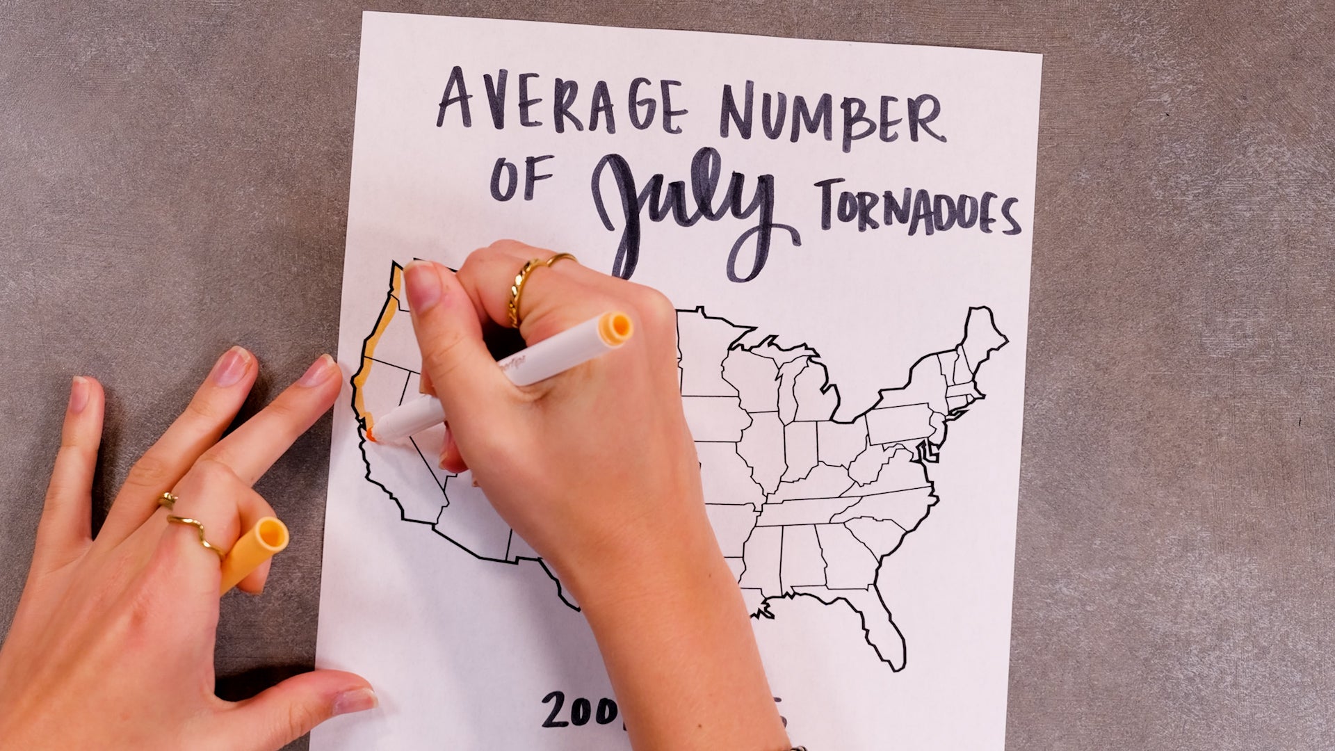 These surprising states typically see the most July twisters