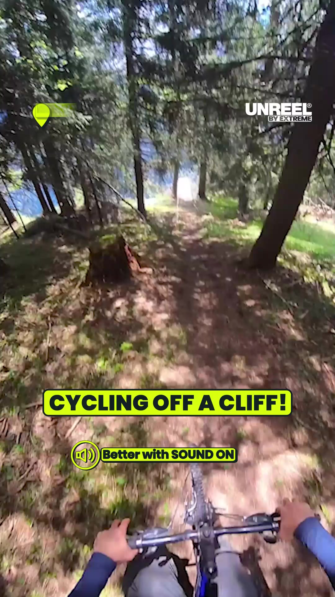 Cycling off a cliff! Mehdi’s insane mountain bike BASE jump in Morzine