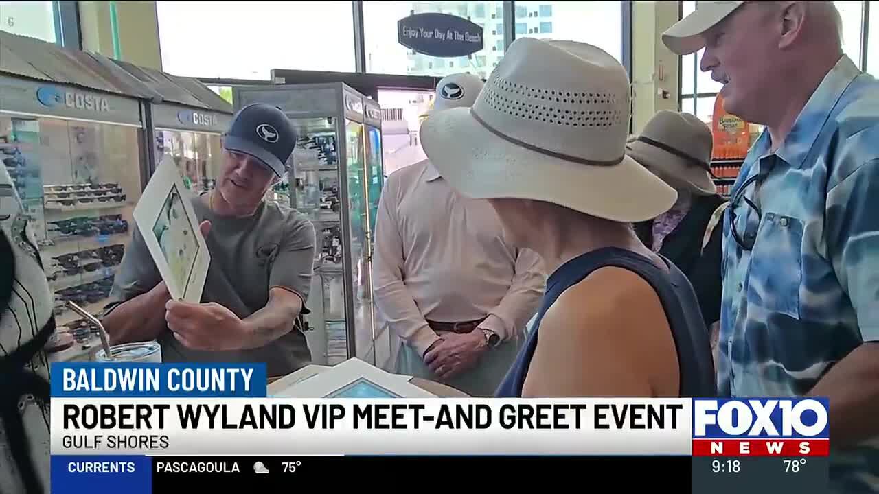 Meet-and-greet held in Gulf Shores with marine life artist Wyland