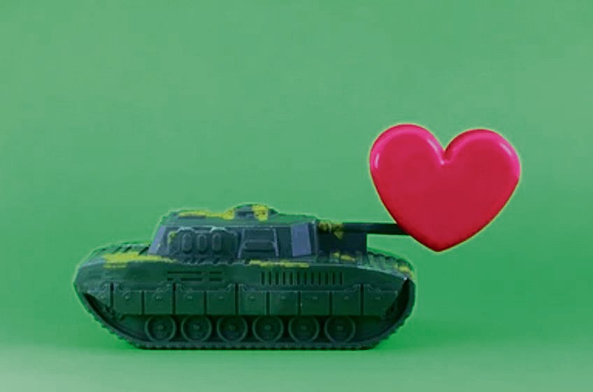 Love is the weapon to end war