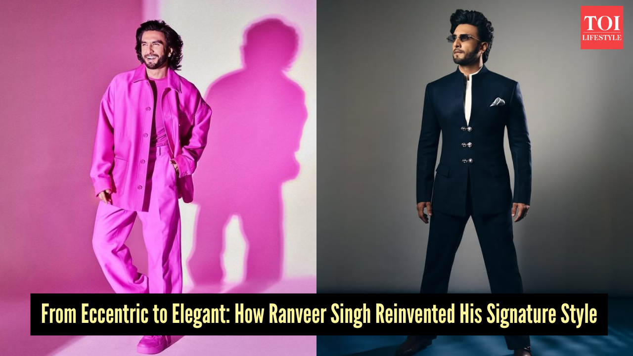 From neon to navy: Inside Ranveer Singh’s surprising fashion evolution