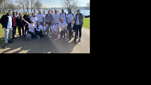 Tesco staff lace up for 13‑mile Cancer Research UK walk