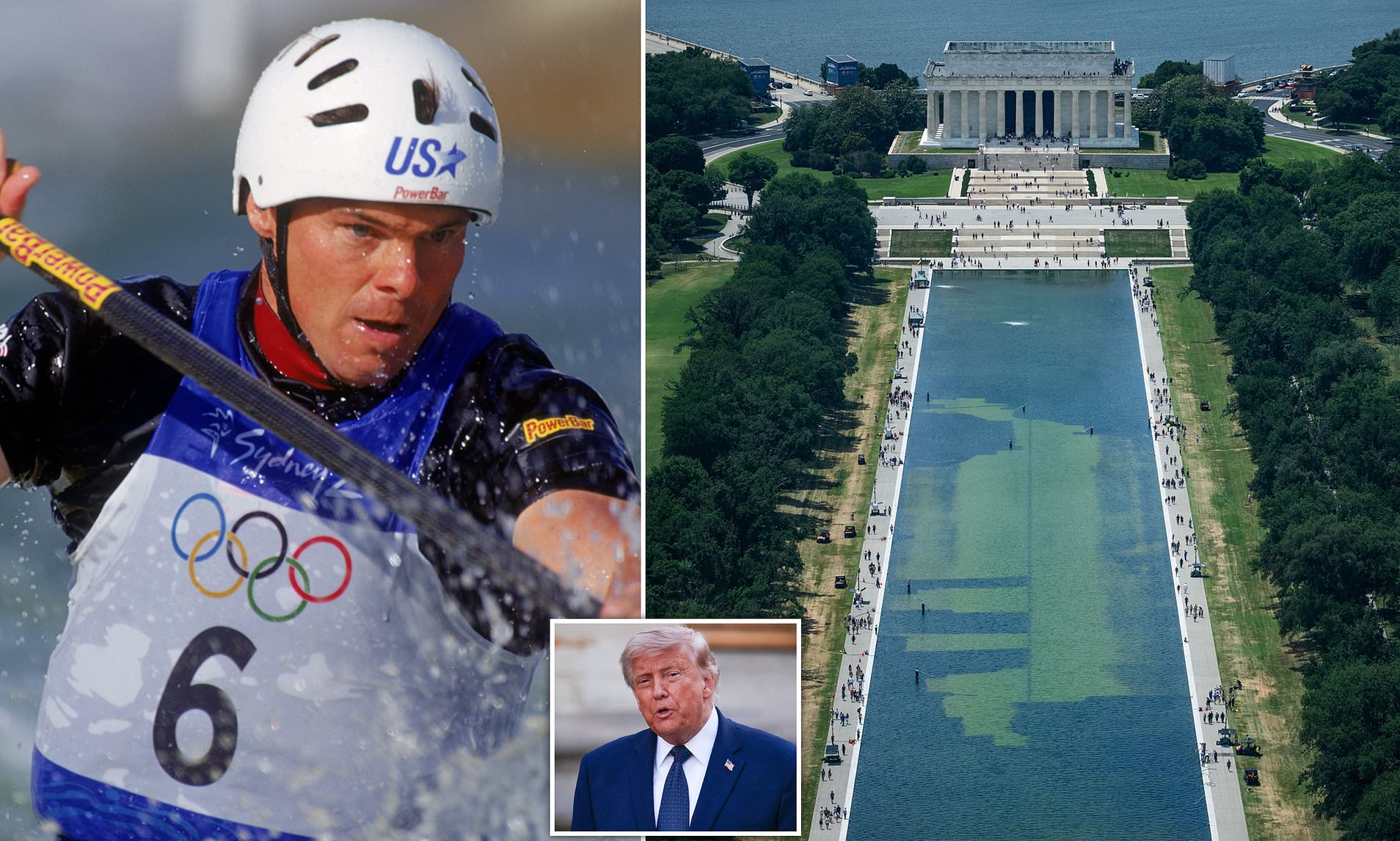 Former Olympian seen in handcuffs as Trump threatens 'years in jail ...