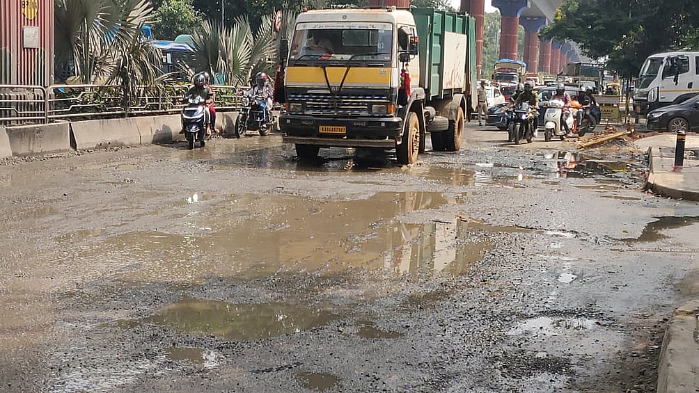 Heavy rain inundates roads in Whitefield, surroundings