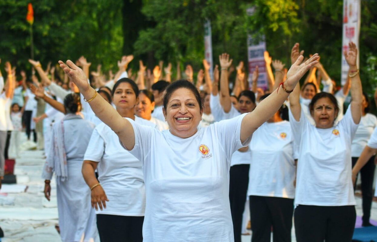 In photos: International Yoga Day celebrations draw large crowds across ...