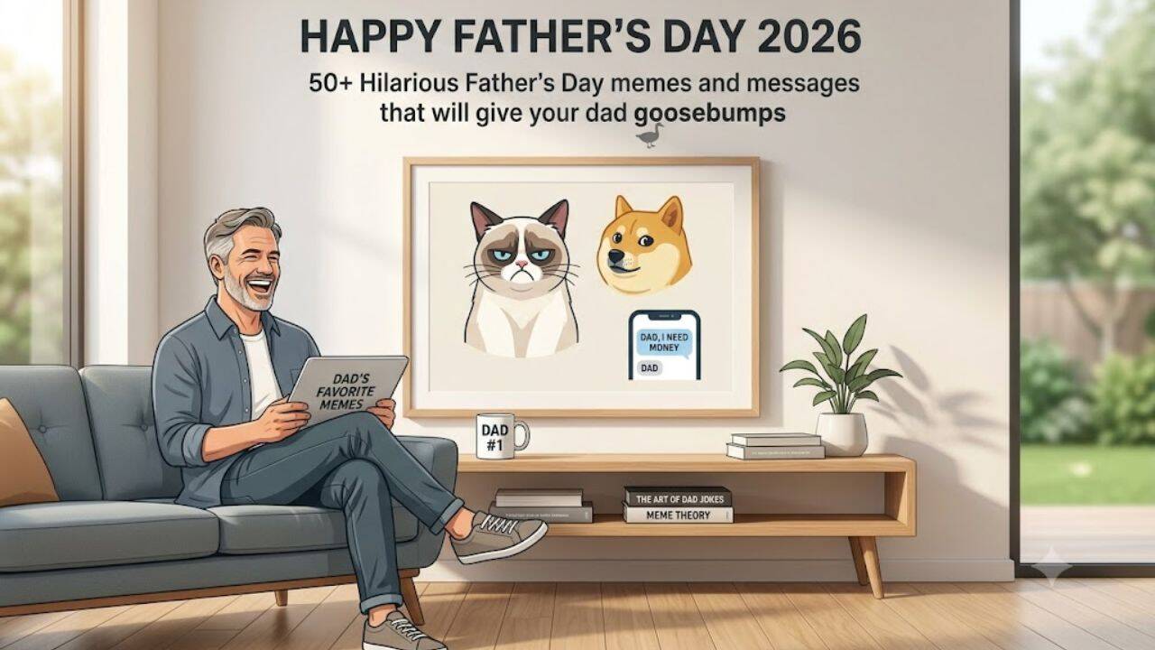 Happy Father's Day 2026: 50+ hilarious Father's Day memes and messages ...