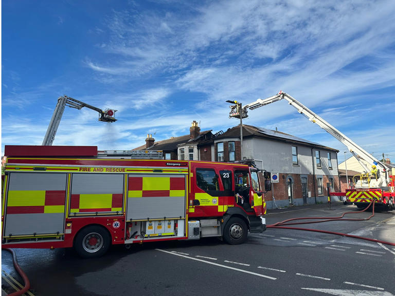 Pictures show Cosham takeaway devastated by fire which spread to flat ...