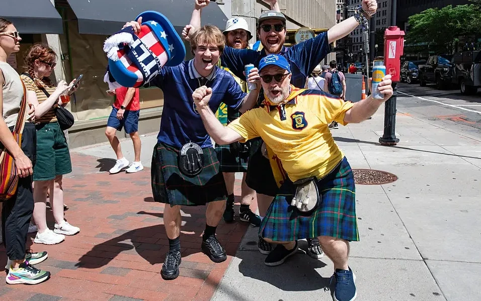 Tartan Army bids Boston farewell after World Cup stint