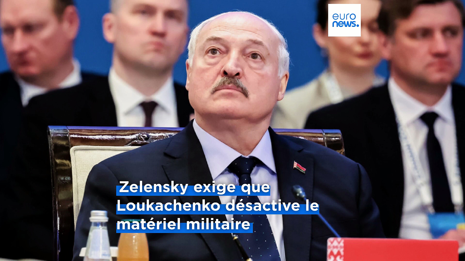 L'ultimatum de Volodymyr Zelensky à Alexandre Loukachenko