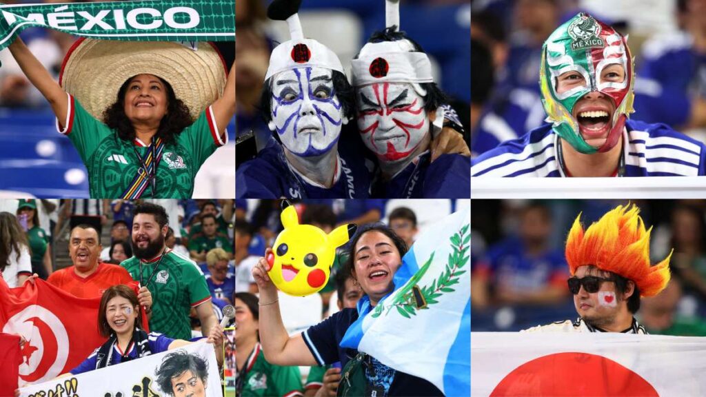 Japón vs Túnez: la afición pone el color previo al partido 1000 en la ...