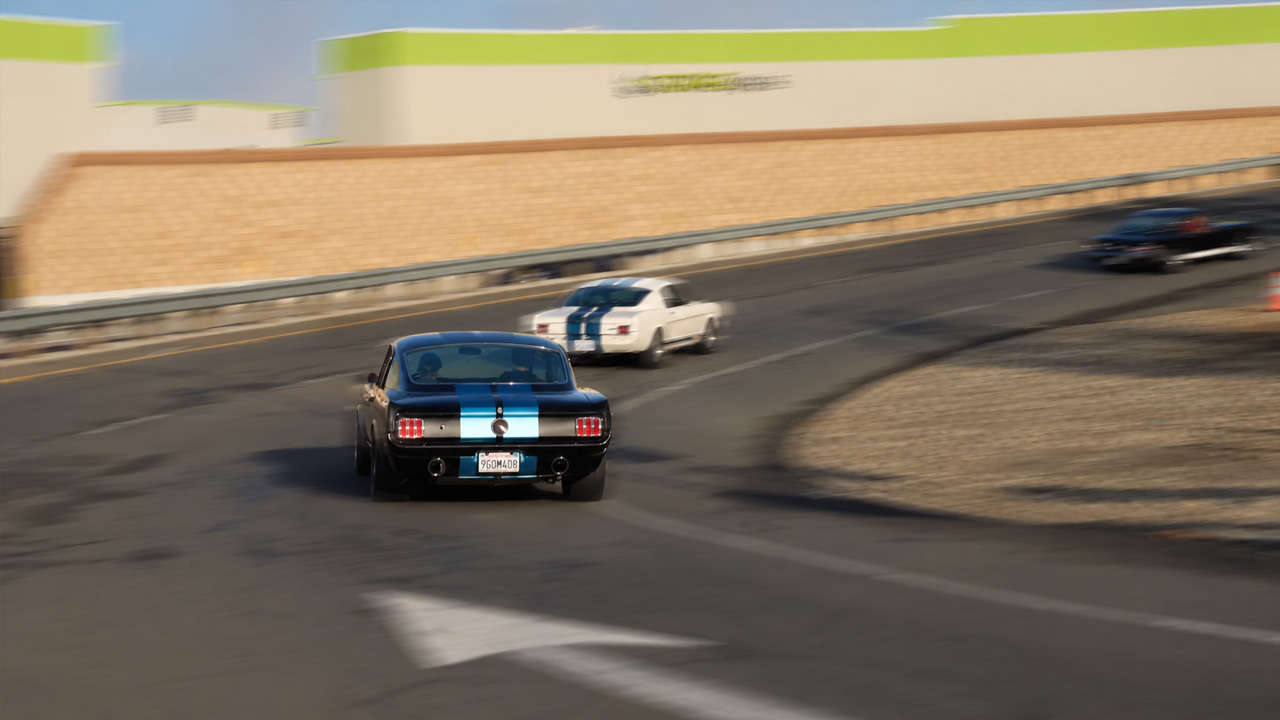 Custom fastback Mustangs tearing up the streets