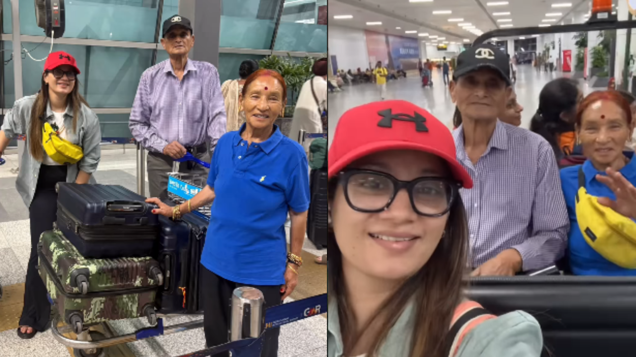 Woman takes grandparents to their first international trip! Video is ...