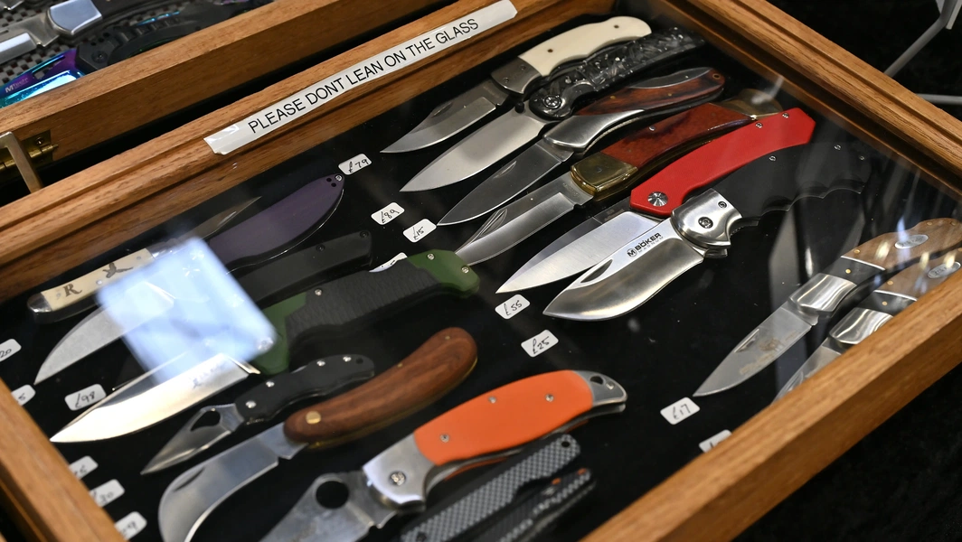 Knife blade designs, edges, and materials