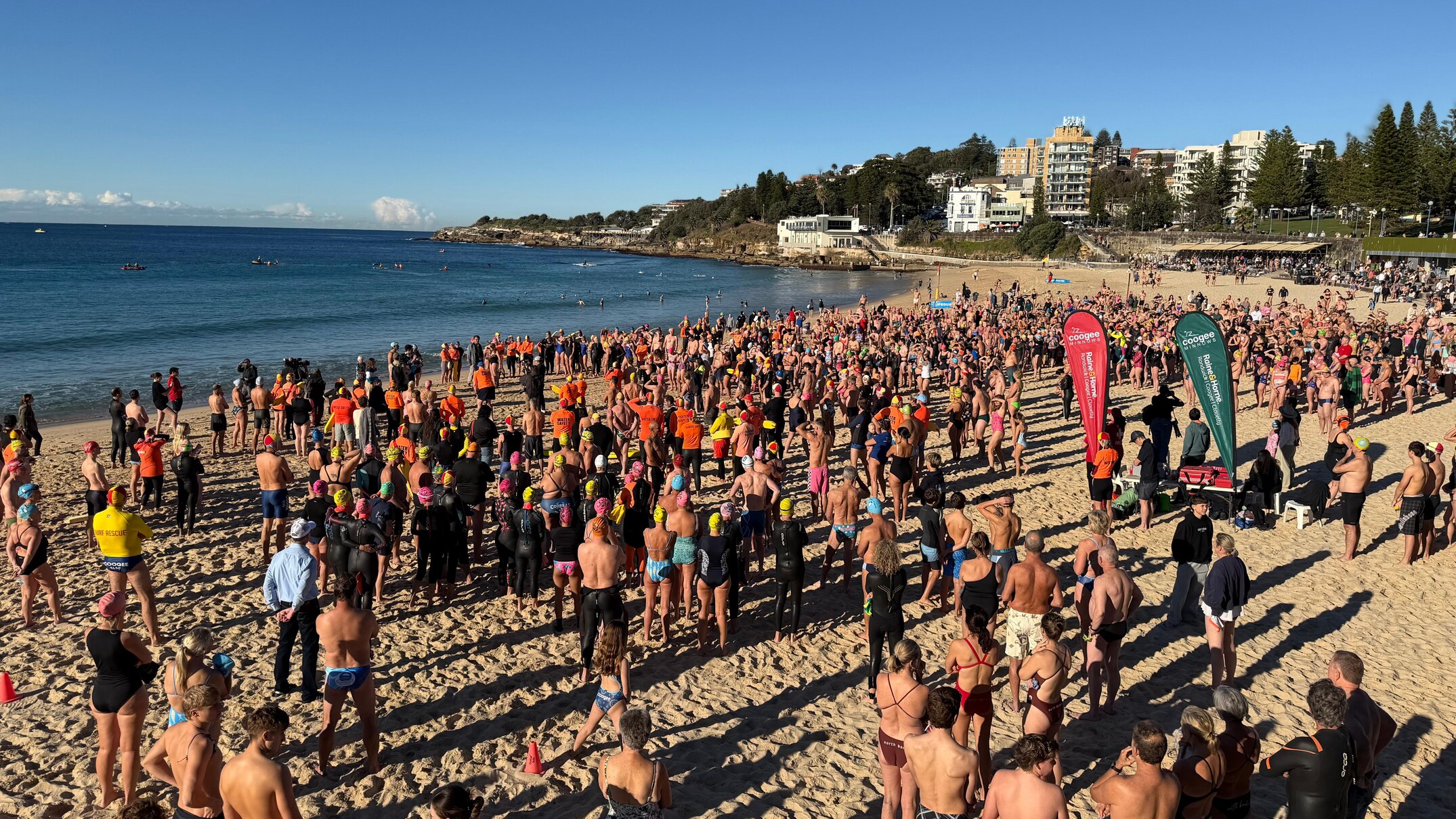 Community reeling from shark attack returns to Coogee Beach for swim ...